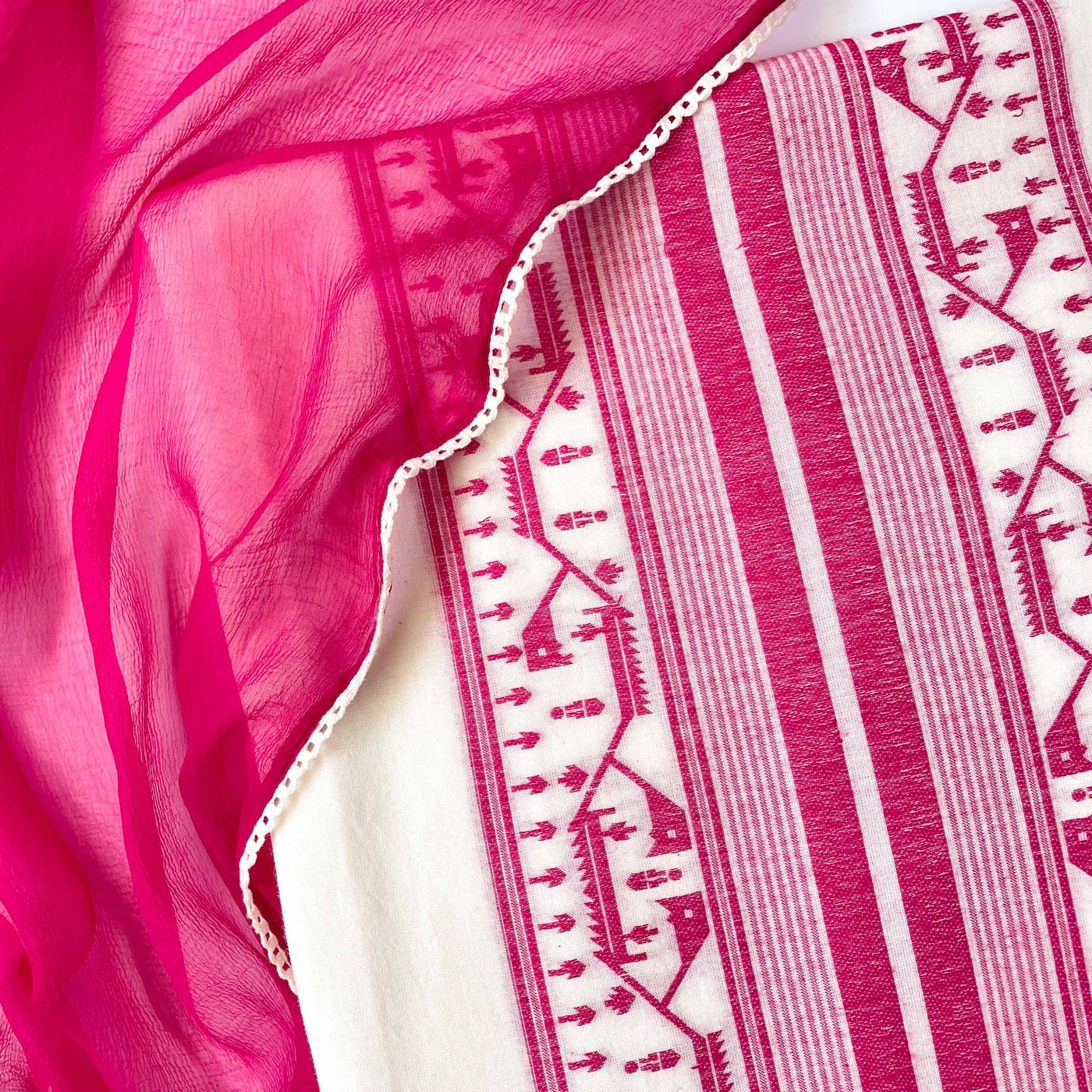 Majestic Rani Classic Jamdani Woven Pure Cotton Unstitched Suit Set ...