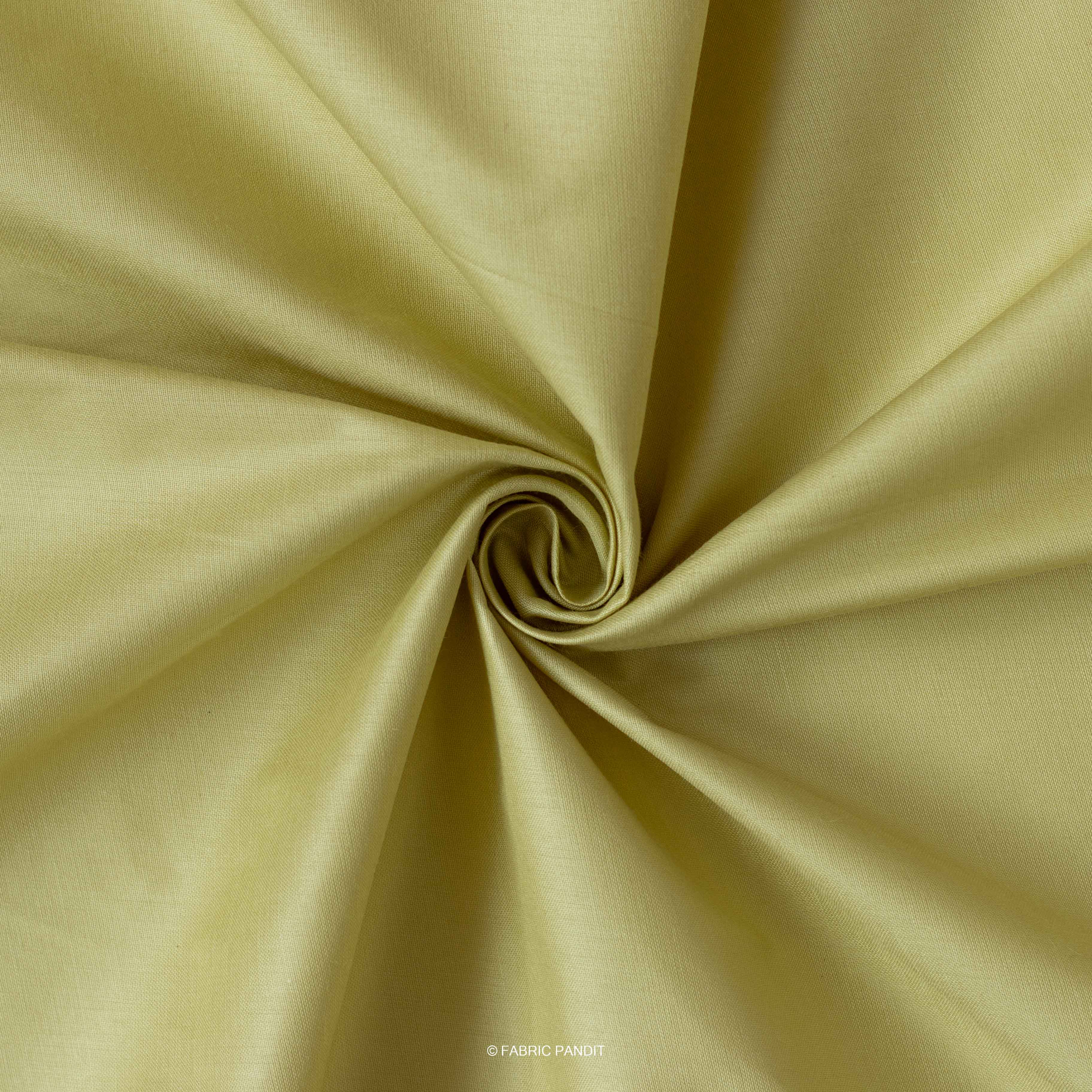 (CUT PIECE) Dusty Green Color Plain Cotton Satin Fabric (Width 42 Inch ...