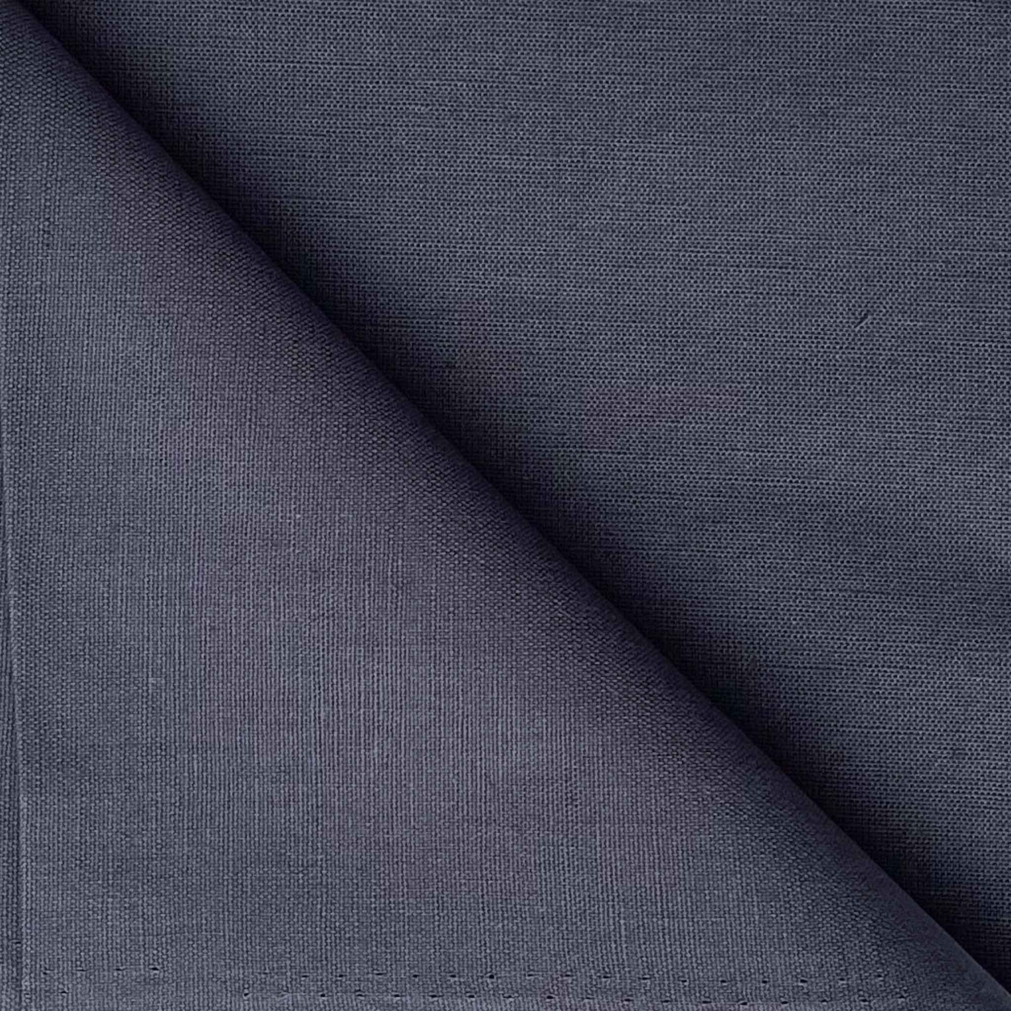 (CUT PIECE) English Grey Color Pure Cotton Linen Fabric (Width 58 Inch ...