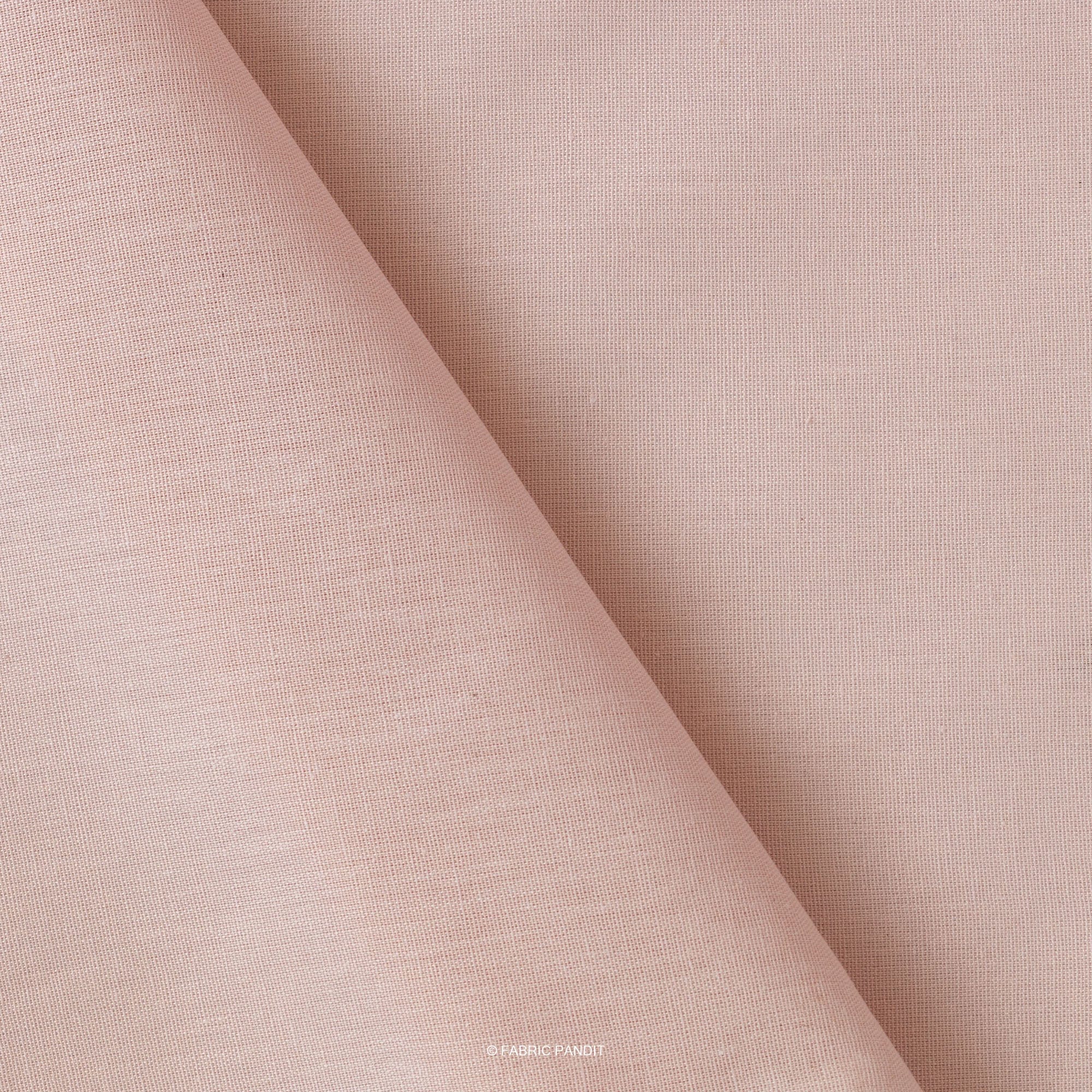 Blanched Almond Pure Cotton Linen Fabric (Width 42 Inches) – Fabric Pandit