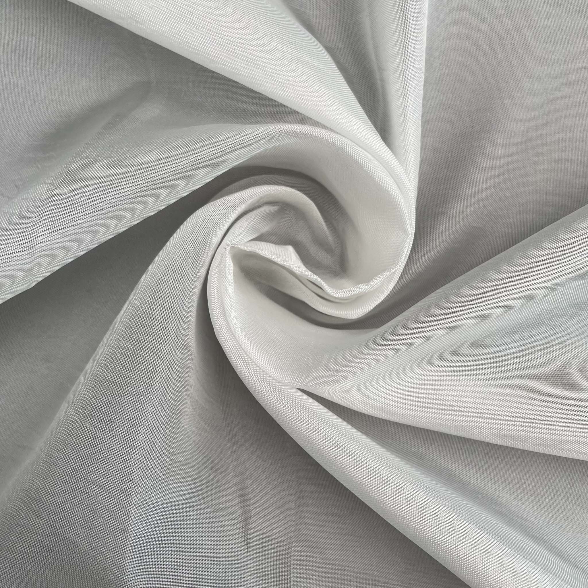 White Dyeable Pure Bemberg Habutai Plain Fabric (Width 42 Inches, 62 G ...